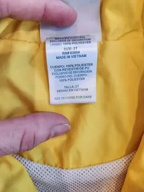 Majestic | Jackets & Coats | Majestic Yellow Jacket With Red And Blue ...